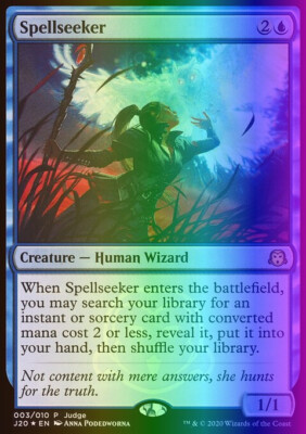 MTG Magic the Gathering Spellseeker (3/10) Judge Gift Cards 2020 LP ...