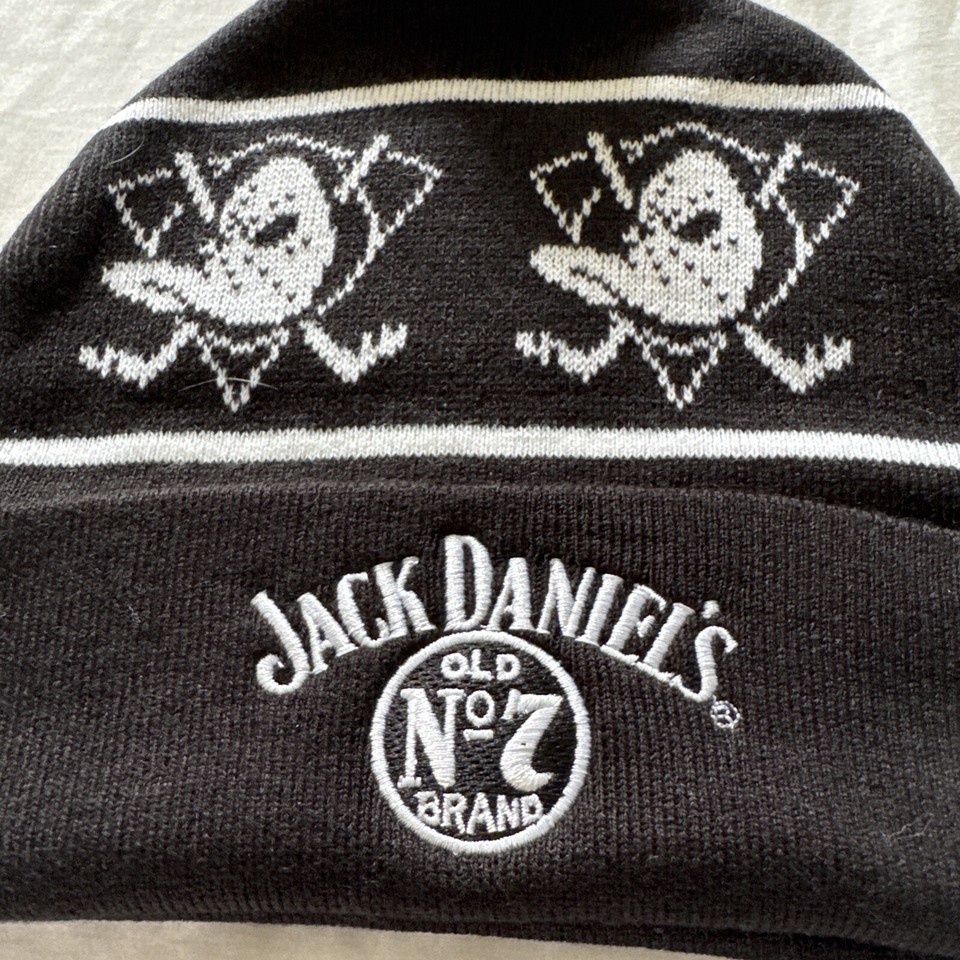 Jack Daniel's Old No. 7 Anaheim Ducks Stocking Cap Limited Edition Hard ...