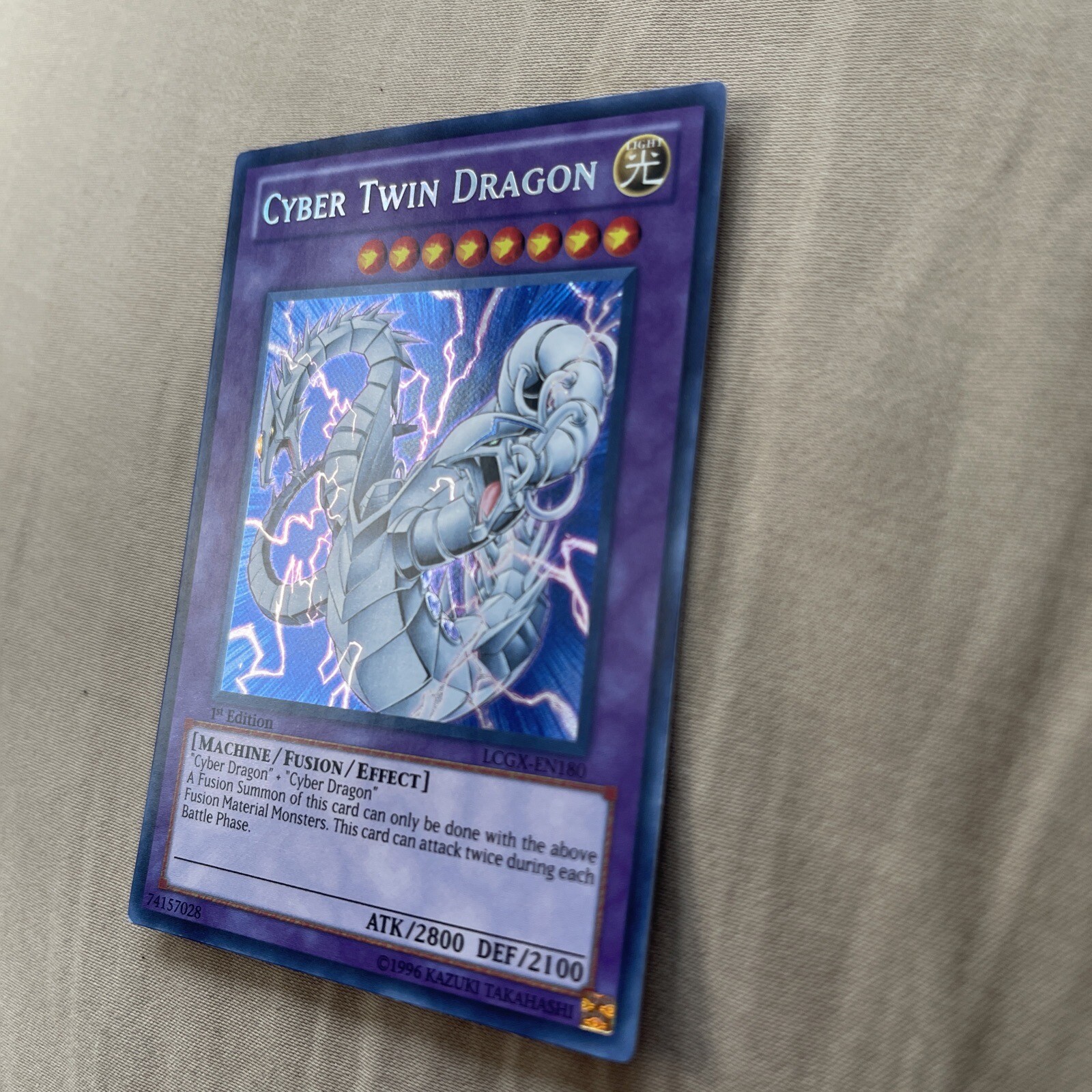 Yu-Gi-Oh! TCG Cyber Twin Dragon LCGX-EN180 Secret Rare 1st Edition VLP ...