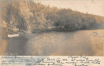 1906 RPPC Cold Spring Lake Cold Spring Harbor LI NY | eBay