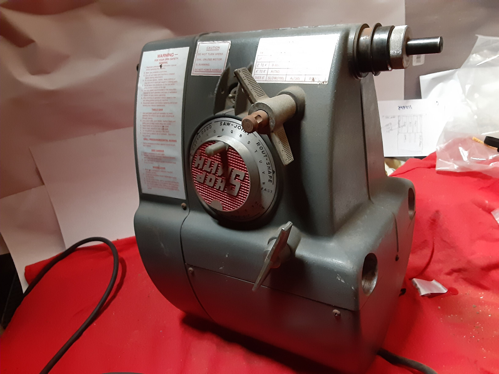 ShopSmith Mark 510 Headstock Assembly MOTOR complete #052688 PICK UP ...