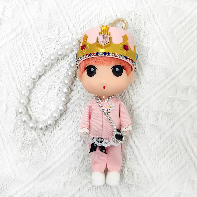 G-DRAGON GD BIGBANG 13cm Pink Crown Figure Keychain Pendant Toys w ...