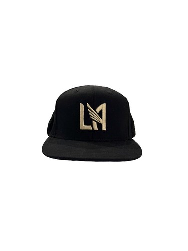 Los Angeles Football Club Hat Black Gold Snapback Cap Adidas Soccer MLS ...