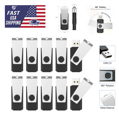 16G 32G 64G 128GB USB 2.0 Flash Drive Memory Stick Storage Thumb Pen ...