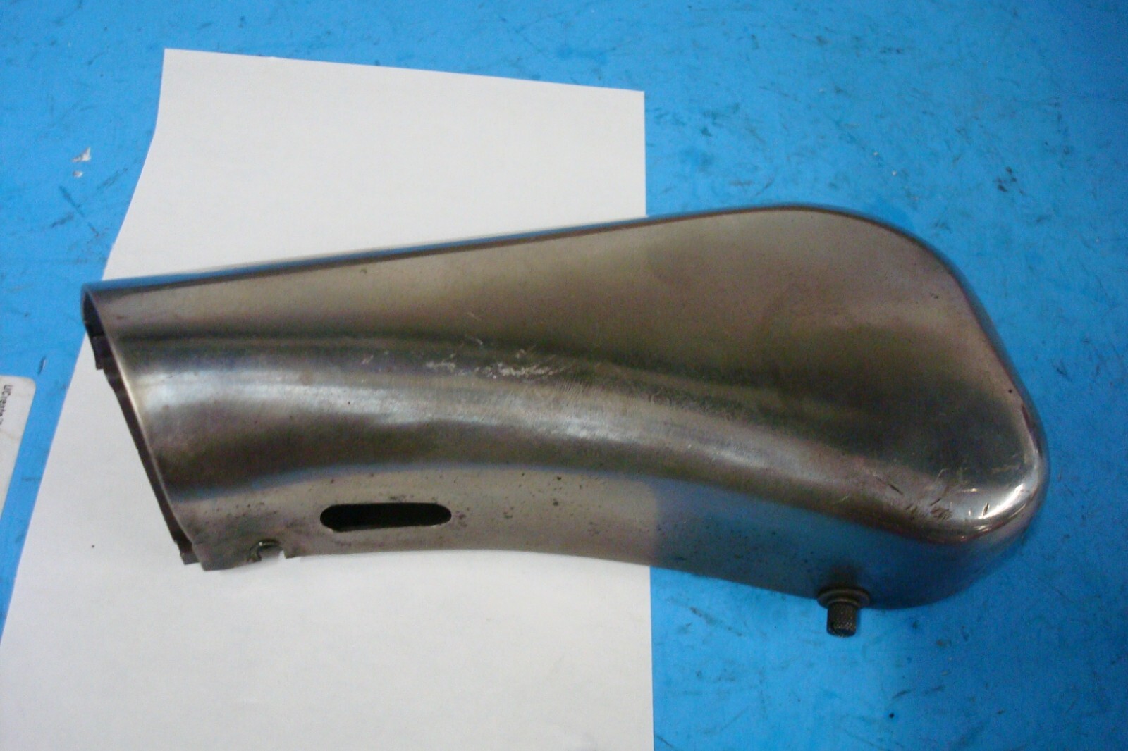 harley davidson knucklehead original 1937 linkert air cleaner air horn ...