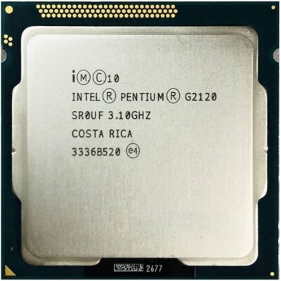 Lot of 2: Intel Pentium G2120 Dual Core CPU (3M Cache 3.10GHz 3rd ...