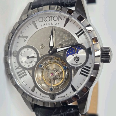 Croton Imperial Tourbillon Men's Watch 44mm | eBay