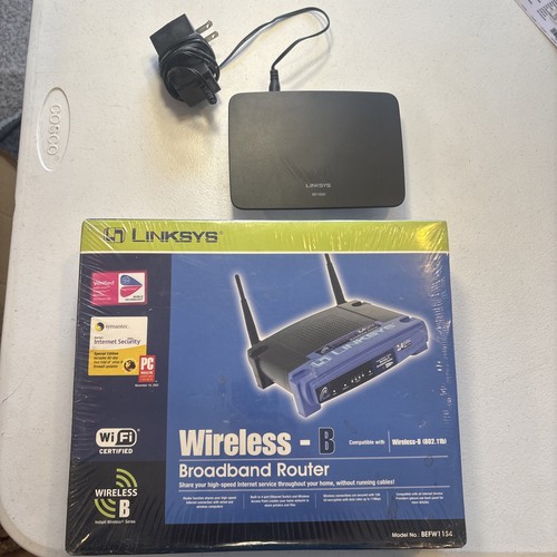 Linksys BEFW11S4 Broadband Router Wireless-B Sealed New & Linksys ...