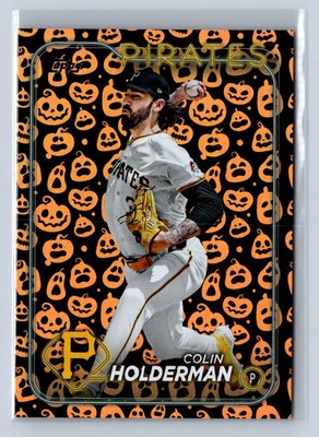 2024 Topps Update Series Colin Holderman Halloween Jack-o'-lantern # ...