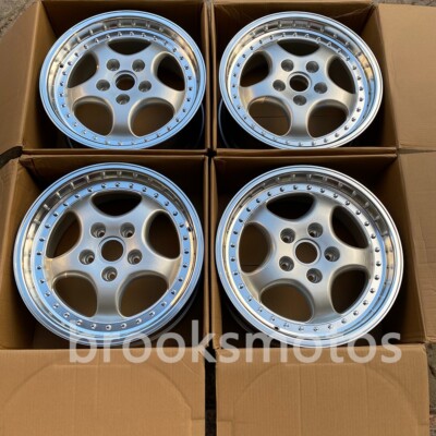 17" FORGED CLASSIC WIDE SILVER STYLE WHEELS RIMS FIT FOR 1981-1986 ...
