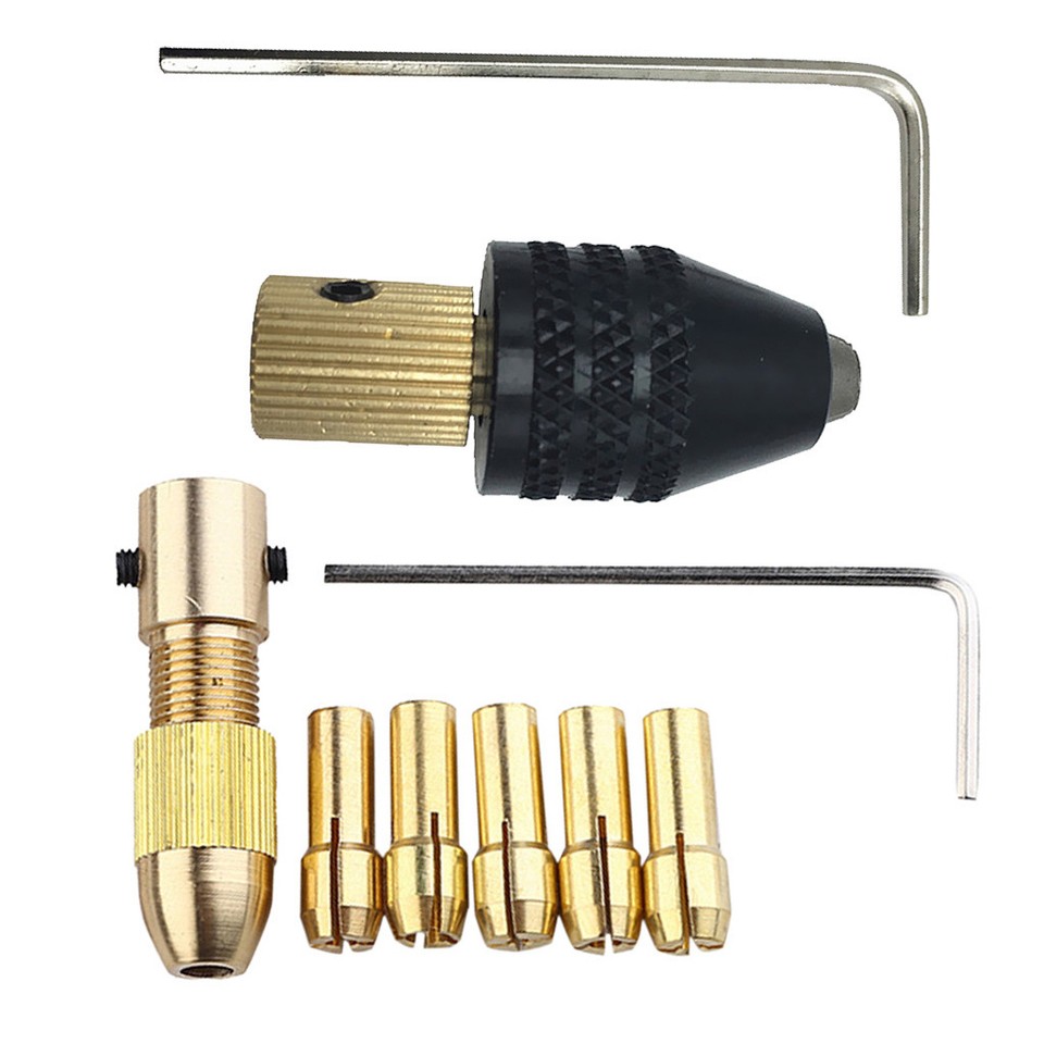 9x Mini Chuck 0.5-3mm Drill Collet Drill Bit Collet Chuck Tool | eBay UK