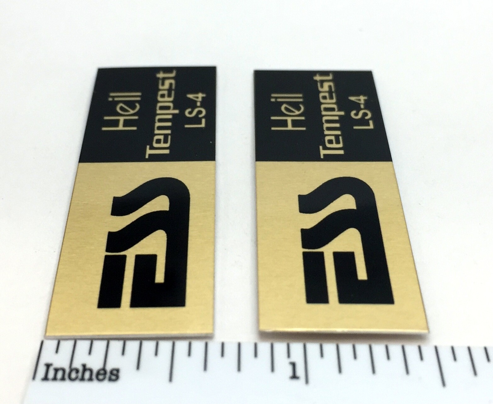 ESS Heil Tempest LS-4 Speaker Badge Logo Emblems Pair Free Shipping | eBay