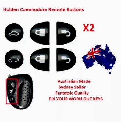 2X Sets Key Remote Buttons Holden Commodore Key Buttons VS VT VX VY VZ ...