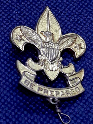 Vintage Be Prepared Boy Scout Early First Class Hat Lapel Sash Pin | eBay