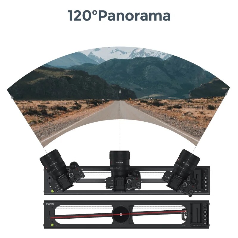 Accsoon Toprig S60 24"/60cm Motorized Camera Video Slider Time-lapse ...