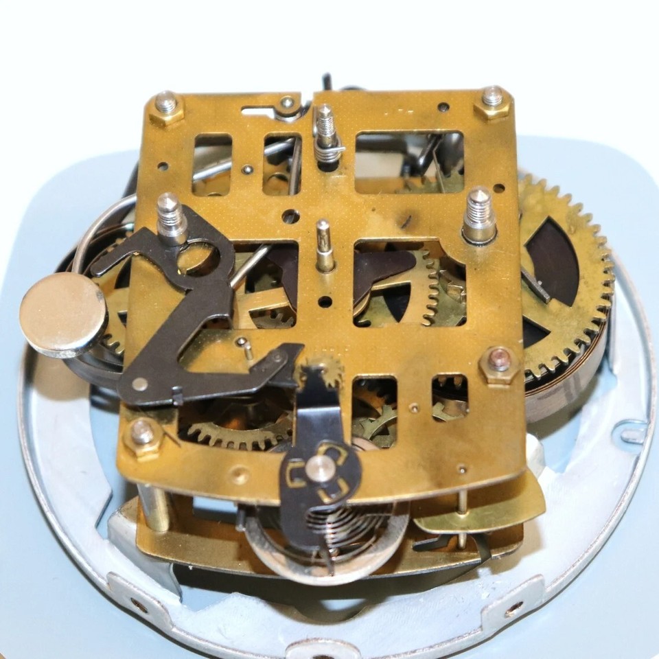 WEHRLE COMMODORE DUPLEX COMMANDER SUPER RARE MODEL! Mantel Alarm Clock ...