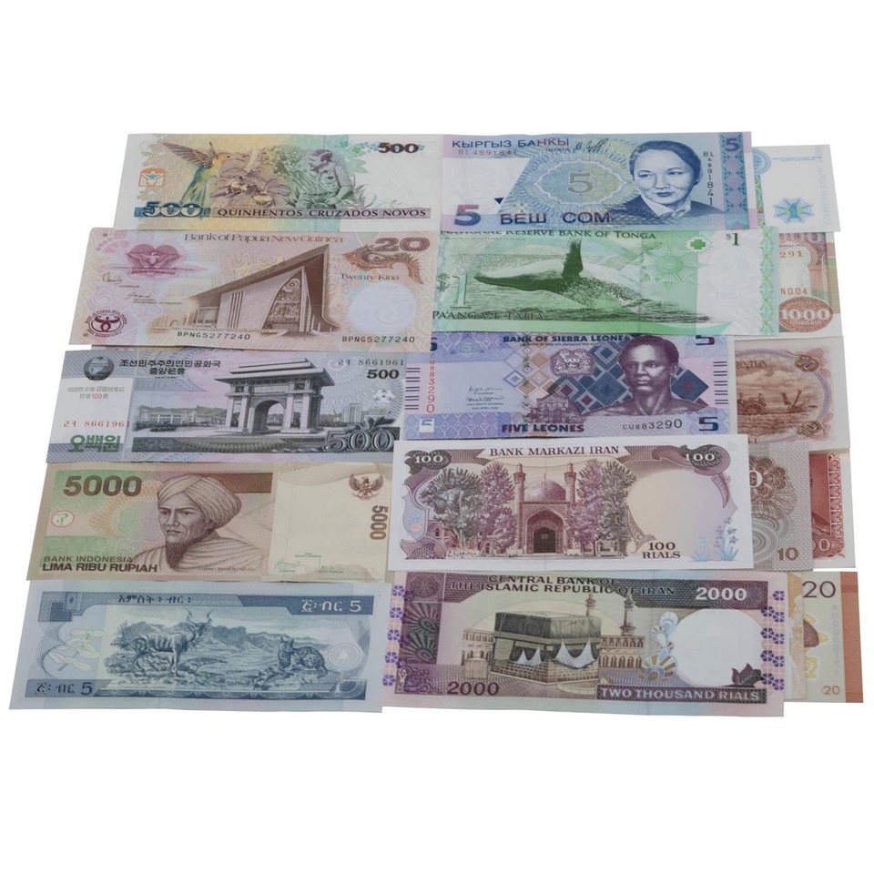 800 Banknotes | 125+ Countries | Valuable Paper Money | UNC | eBay
