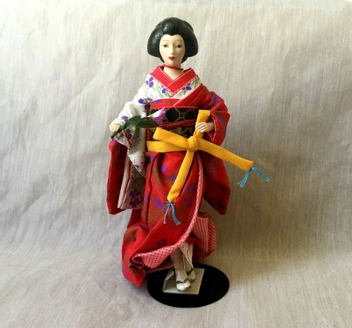Vintage 1990 Avon Fine Collection Japanese Geisha Woman Porcelain Doll ...