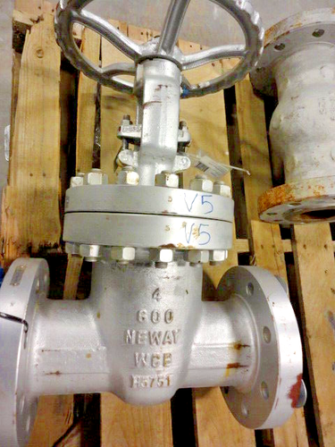 NEWAY Cast Steel Gate Valve 4" Class 600 RF Flanged API Trim #5 ...
