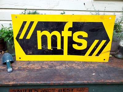"MFS" vintage farm seed grain Stor-Age metal sign The World's ...