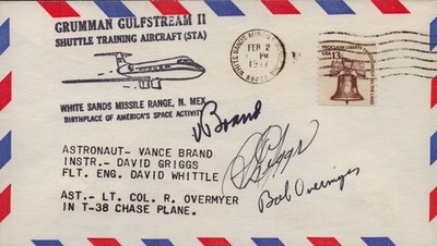 S. DAVID GRIGGS - COMMEMORATIVE ENVELOPE SIGNED WITH CO-SIGNERS | eBay