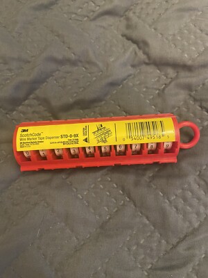 3m Scotch code Wire Marker Tape Dispenser STD-0-9x | eBay