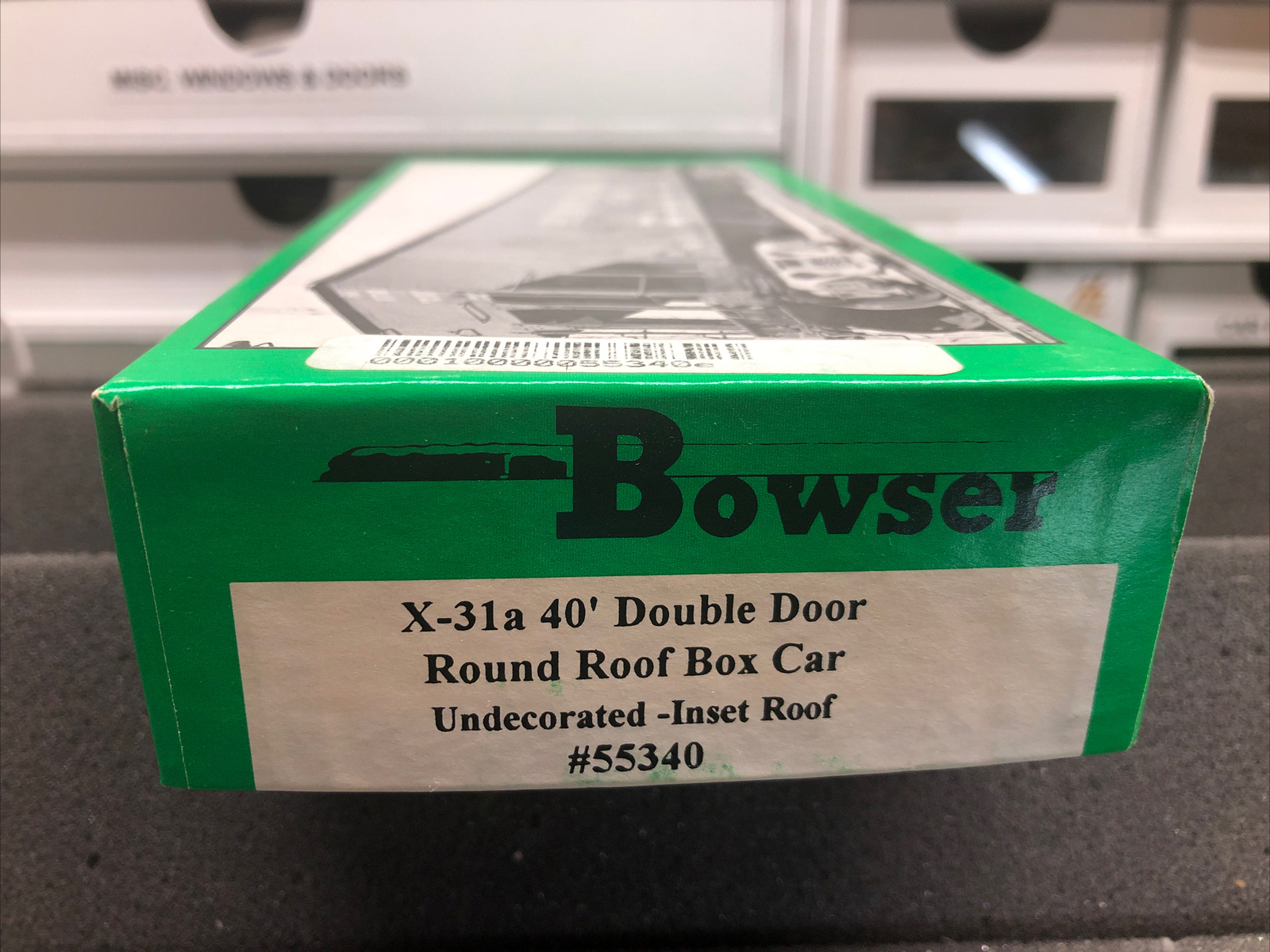 Bowser HO 55340 40’ Double Door Round Roof Undecorated Box Car *NEW* | eBay