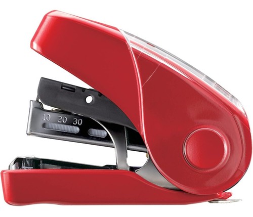 MAX Flat Clinch Mini Stapler HD-10FL3, Red | eBay