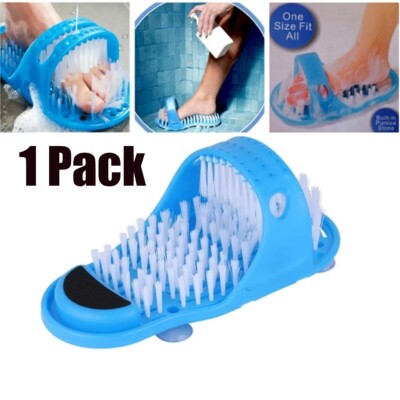 Simple Shower Foot Scrubber Cleaner Sandal Suction Cup Massager Scrubs ...