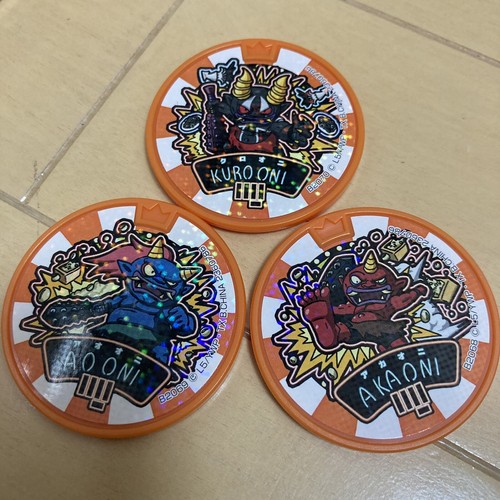 YoKai Watch Dream Medal Set of 3 Orcanos Gargaros Ogralus Japanese ...