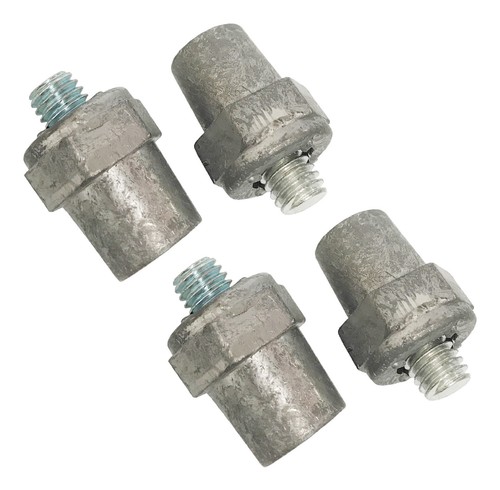 4pc SIDE TO TOP MOUNT BATTERY POST TERMINAL ADAPTER CONVERTER NEGATIVE ...