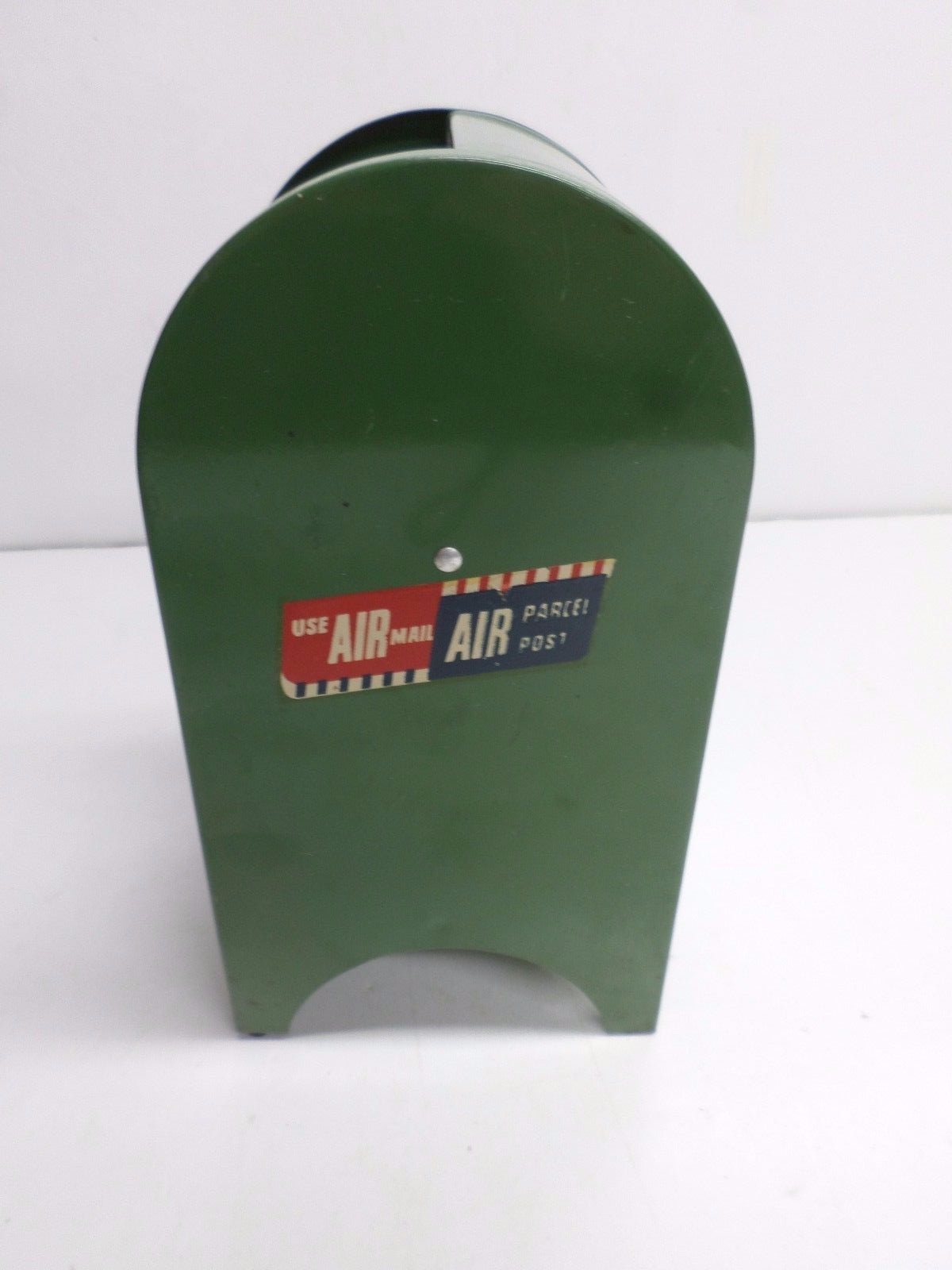 Vintage "AIR MAIL/AIR PARCEL POST" METAL MAILBOX BANK - | eBay