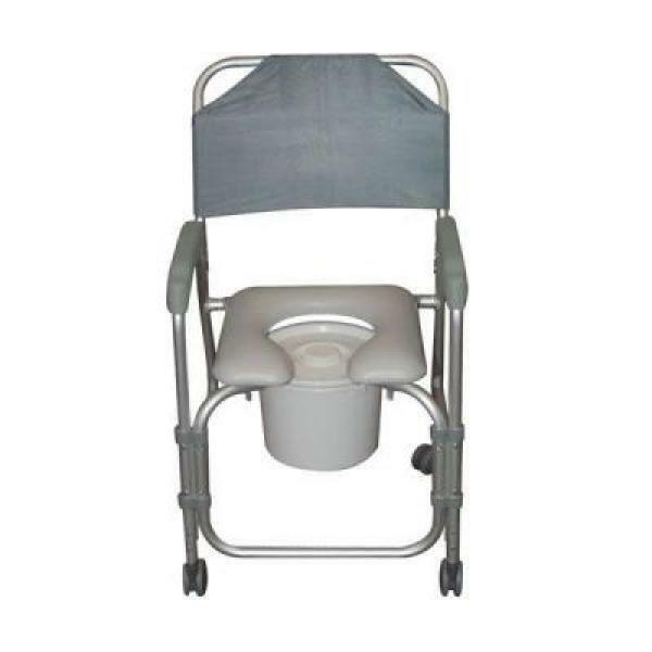 Drive Portable Shower Chair Commode w Casters Lightweight Medical ...