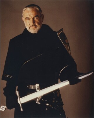 Sean Connery First Knight King Arthur holding sword Vintage 8x10 Color ...