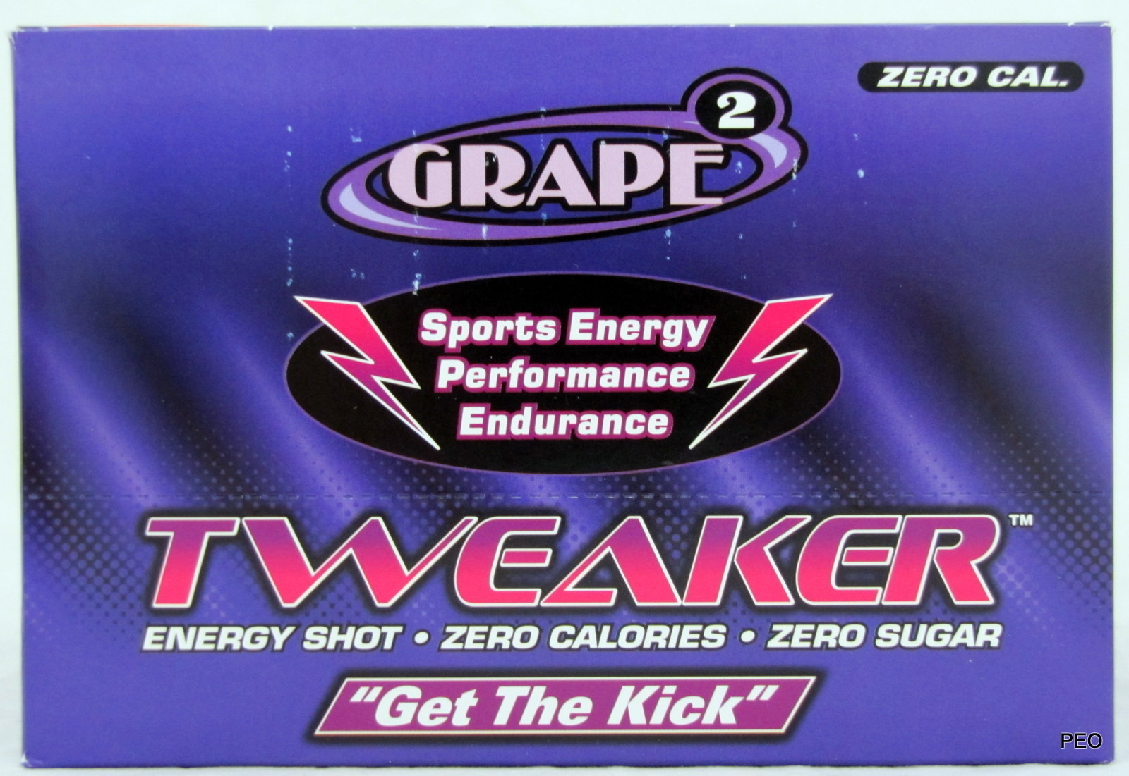 Tweaker Grape Flavor 12 ct Extreme Energy Shots 2.0 oz Zero Sugar Free ...