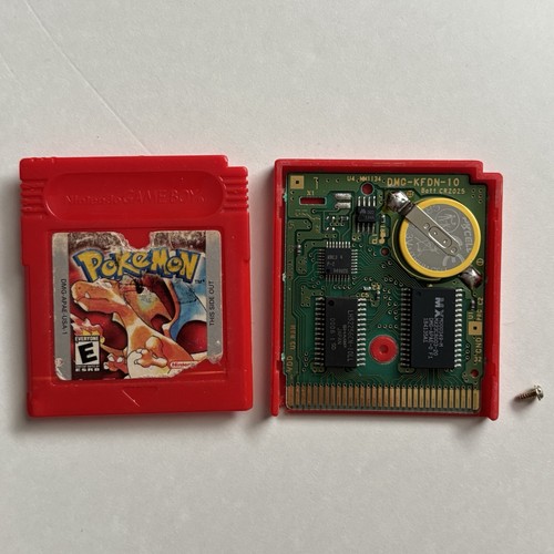 Pokemon Red (Nintendo Game Boy) 100% Authentic WITH BRAND NEW BATTERY ...