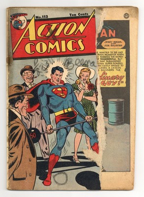 Action Comics #113 PR 0.5 1947 | eBay
