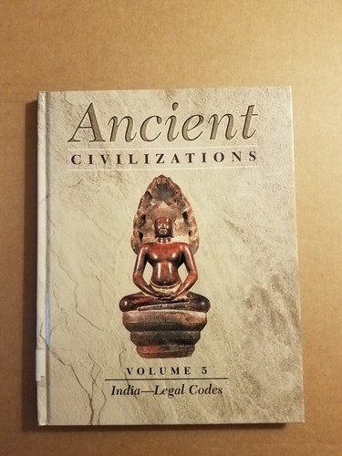 Ancient Civilizations Volume 5 India - Legal Codes 2000 Hardcover VG ...