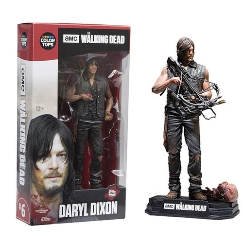 The Walking Dead TWD Daryl Dixon 15cm Action Figure AMC TV With Stand ...