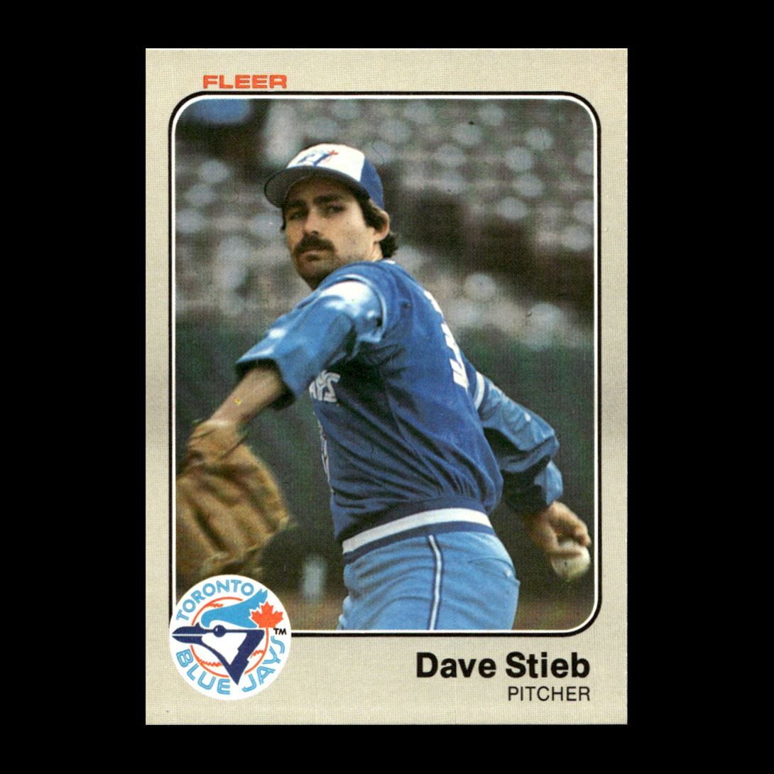 Dave Stieb 1983 Fleer Toronto Blue Jays #441 NM Vintage! | eBay