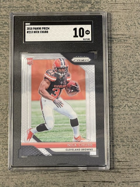 2018 Panini Prizm - Rookie #213 Nick Chubb (RC) for sale online | eBay