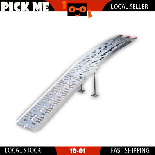 Folding Loading Ramp Heavy Duty Includes Adjustable Support Leg And ...