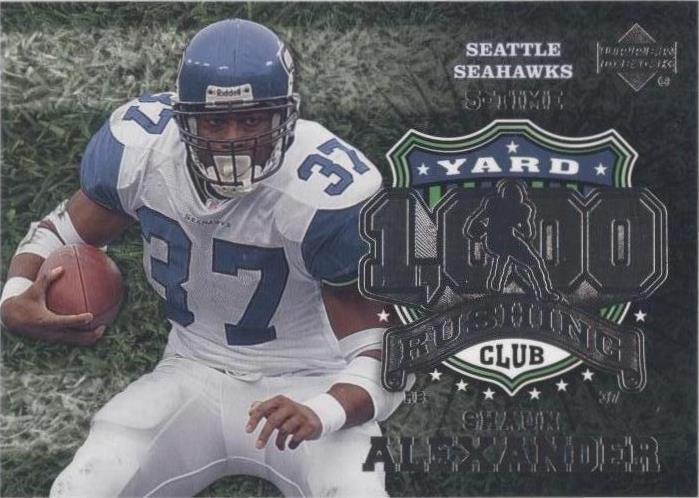 2006 Upper Deck - 1000 yd. Rushing Club Shaun Alexander #1KR-SA for ...
