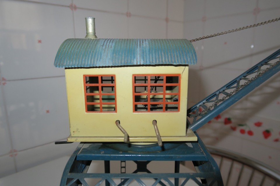 IMPOSING PRE WAR MARKLIN 2583 N TIN PORTAL CRANE GAUGE I/O (1939/1940 ...