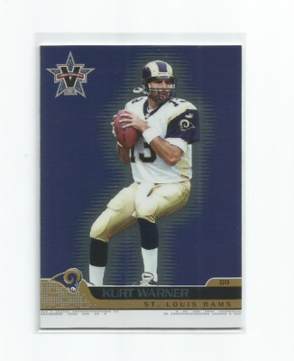 KURT WARNER (St. Louis Rams) 2001 PACIFIC VANGUARD CARD #80 | eBay