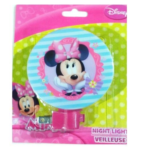Disney Minnie Mouse Night Light - Room, Bathroom, Hallway Lights | eBay