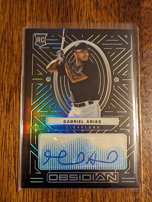 2022 PANINI CHRONICLES GABRIEL ARIAS (RC) #OA-GA ROOKIE OBSIDIAN ...