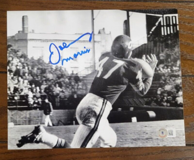 Johnny Morris Chicago Bears 63 Champs signed 8x10 photo Beckett BAS (B ...
