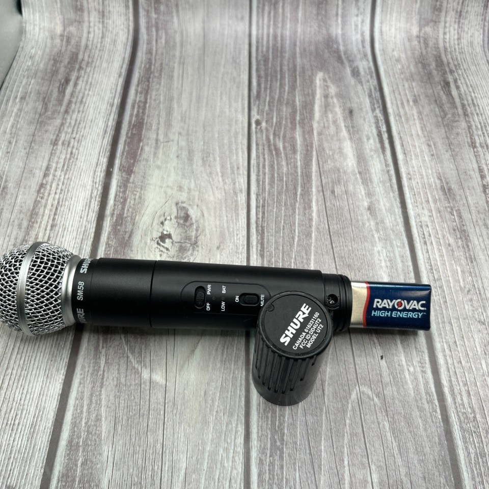 Shure UT2-VH SM58 Wireless Handheld Transmitter Vocal Artist UHF ...