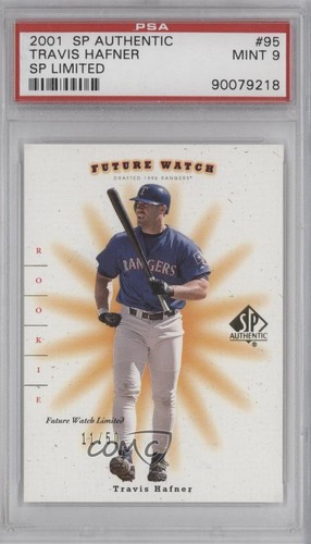 2001 SP Authentic - Future Watch Travis Hafner #95 SP Limited /50 (RC ...